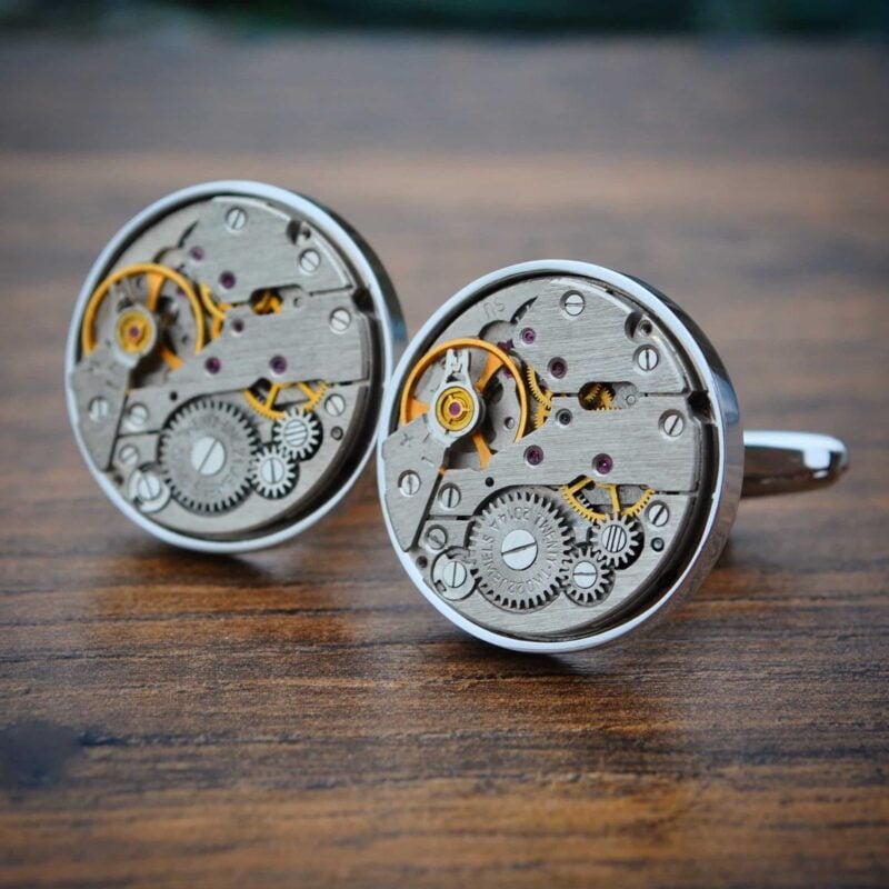 Automatic Watch Movement Cufflinks: Shop Luxury Watch Cufflinks