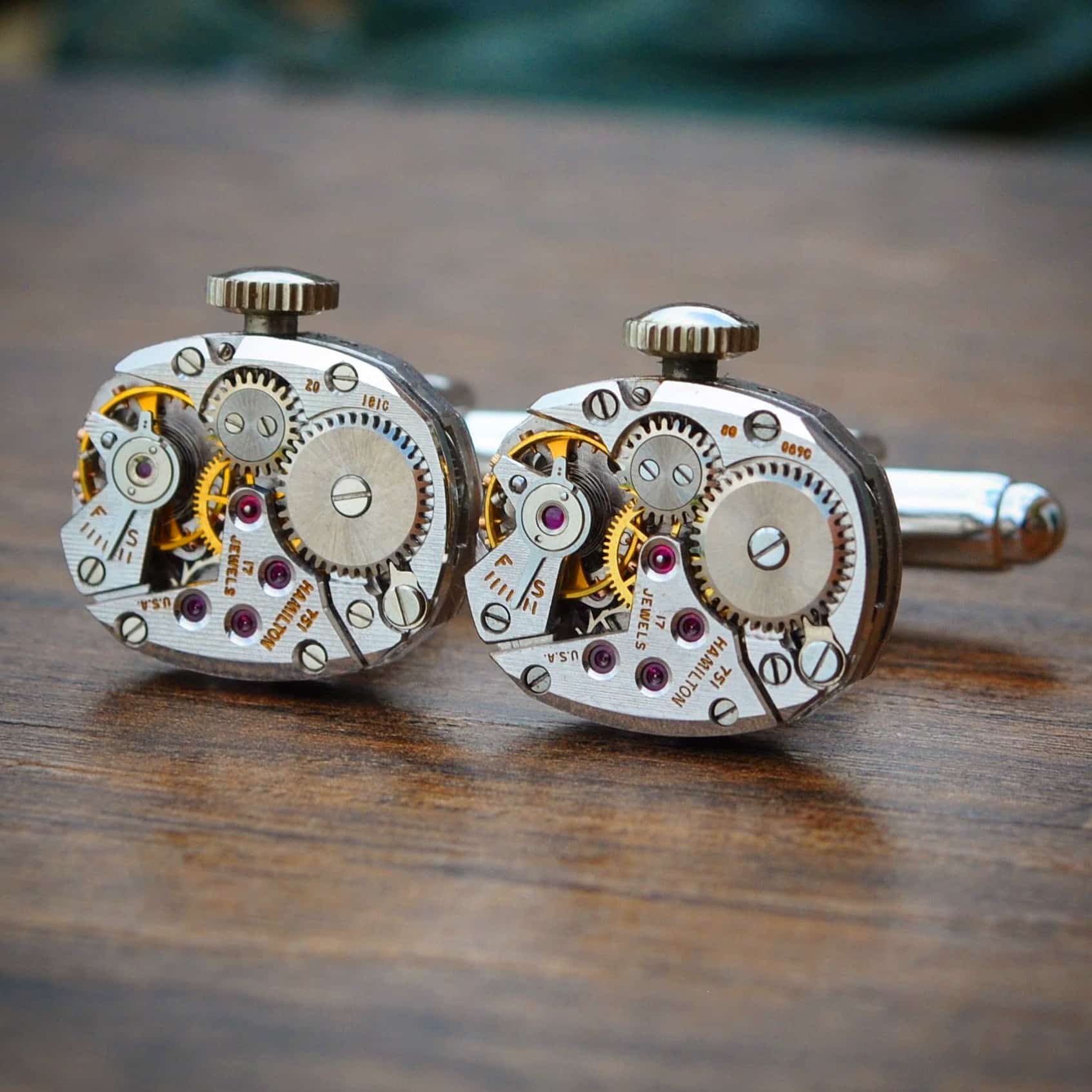 Automatic Watch Movement Cufflinks: Shop Luxury Watch Cufflinks